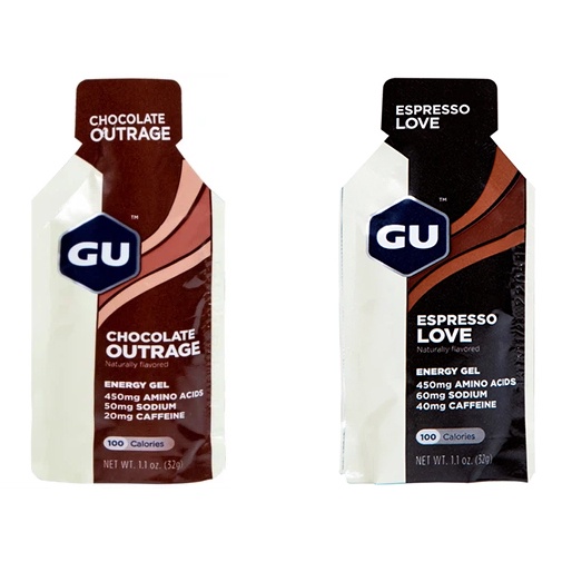 GU Energy Gel Chocolate Outrage Espresso Love cung cấp dinh dưỡng và ...