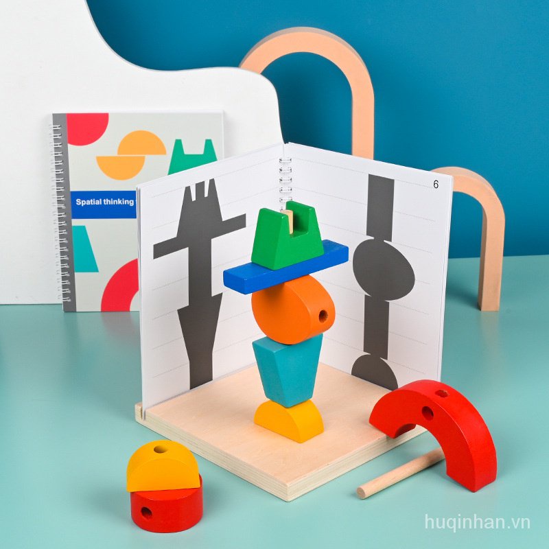 Children's 3D Space Building Blocks Three-Dimensional Projection Three ...