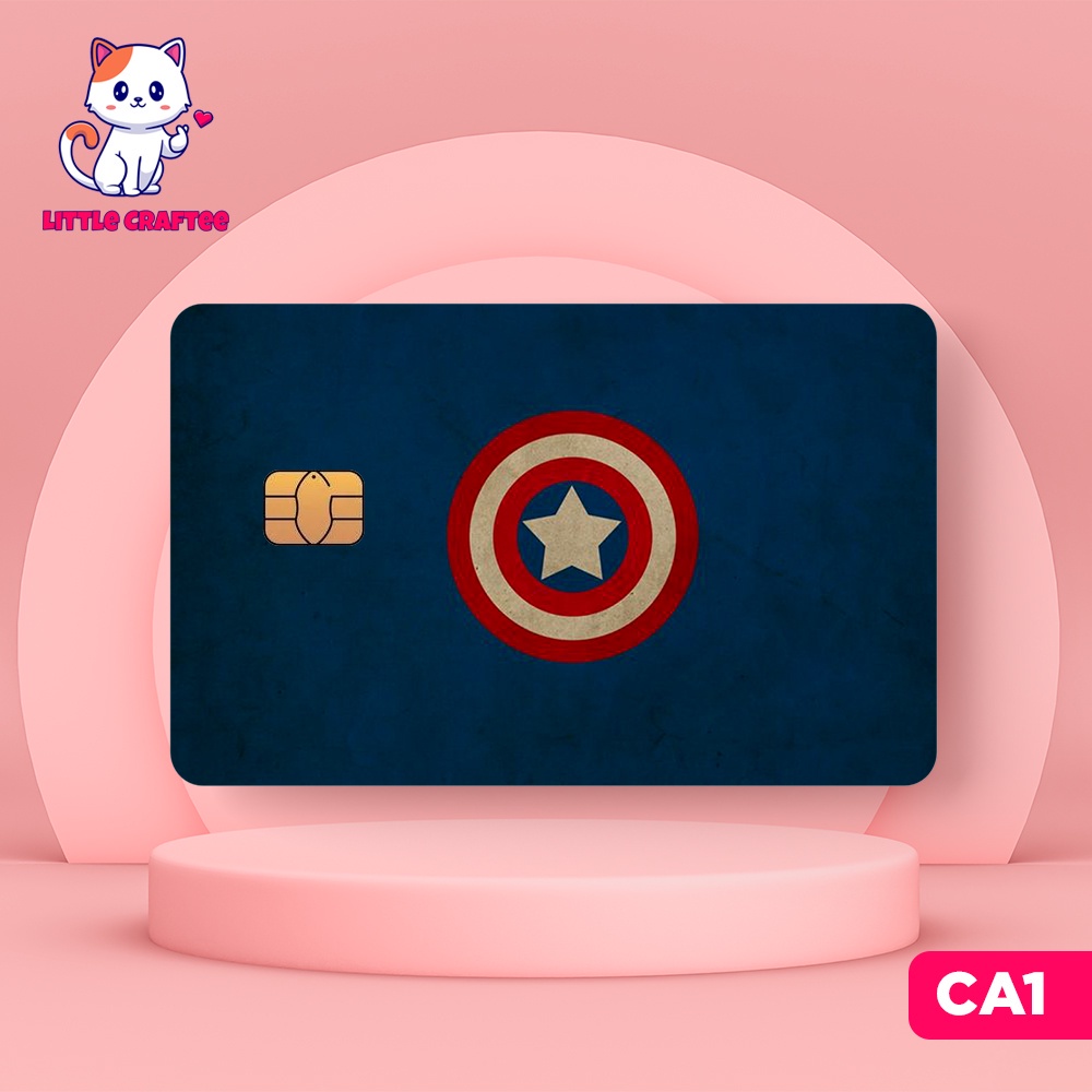 Miếng Dán Thẻ ATM Captain America 1| SKIN ATM, Sticker Card, Thẻ Chung ...