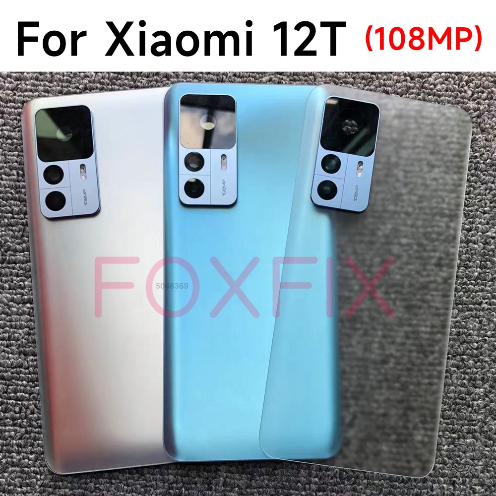 Ốp điện thoại Kính Cho Xiaomi 12T 5G 108MP Pin Phía Sau Nhà Ở Cửa Bảng ...