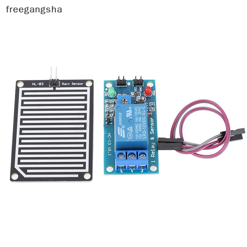 Mô-đun Cảm Biến Nước Mưa + Mô Đun dc 5v 12v Cho arduino fdh | Shopee ...