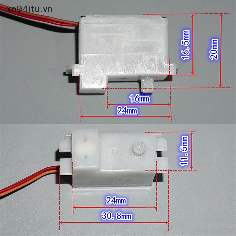 Xoitu servo Mô Hình Xe Hơi Thuyền Điều Khiển Từ Xa mini Lõi 90 Độ vn ...