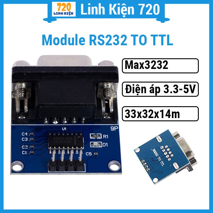 Module RS232 TO TTL Max3232 3V3-5V | Shopee Việt Nam