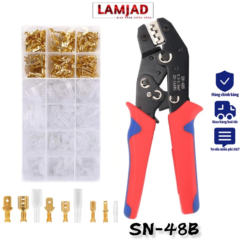 Set 300 Đầu Nối Dây Điện Chất Lượng Cao LAMJAD SN-48B 2P / 3P / 4P / 6P ...