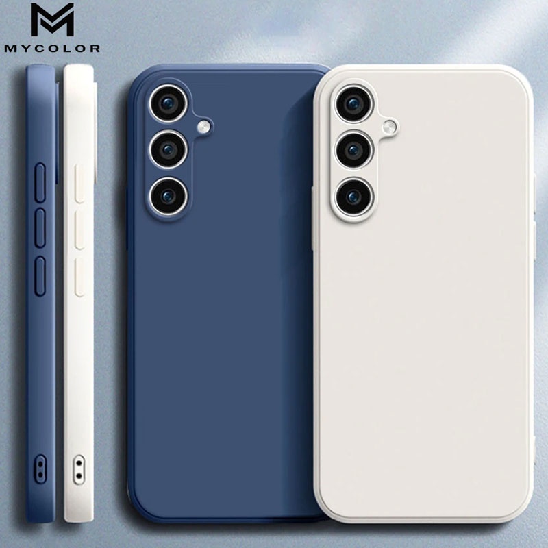 Ốp Điện Thoại Silicone Màu Trơn Cho Samsung ss Galaxy A16 A06 A55 A54 A53 A52 A52s A35 A34 A33 ...