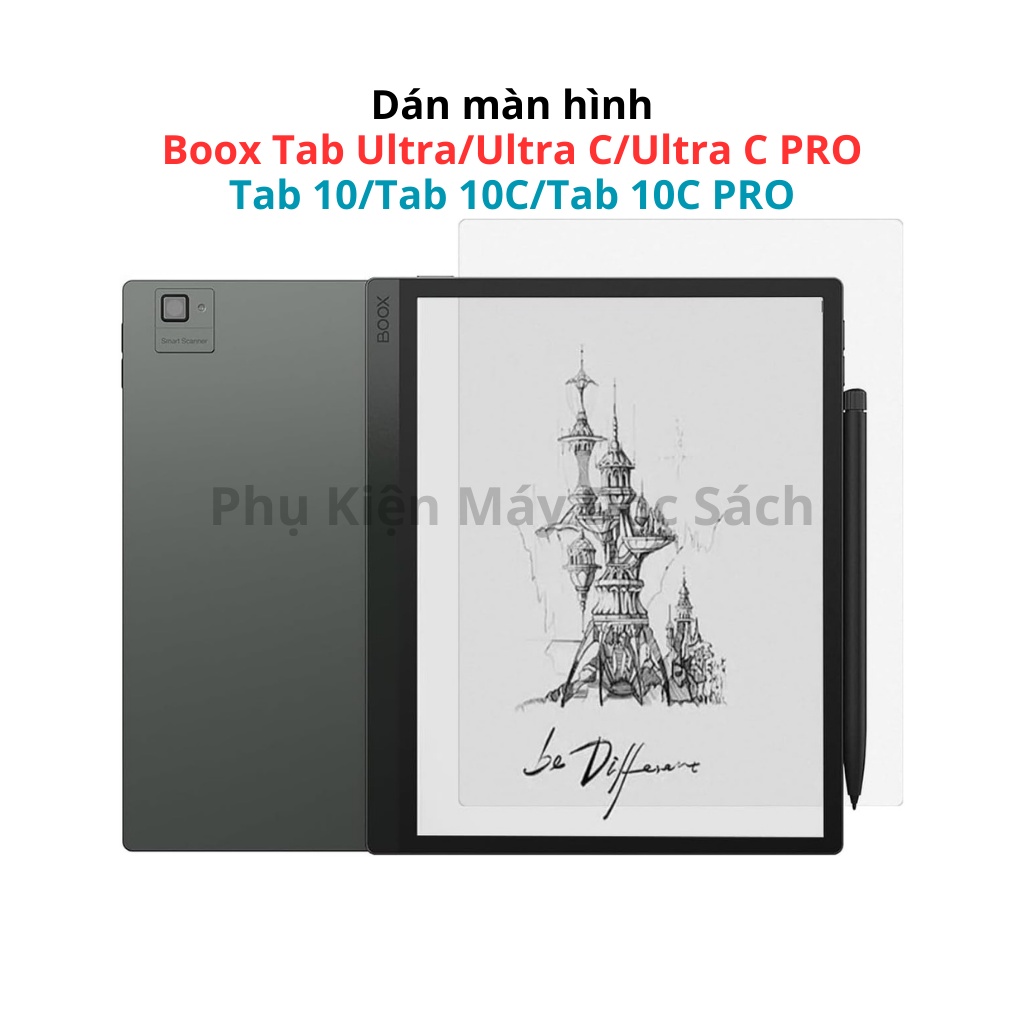 Dán Màn Hình/Cường Lực Boox Tab Ultra/Tab Ultra C/Tab Ultra C Pro, Tab 10/Tab 10C/Tab 10C PRO ...