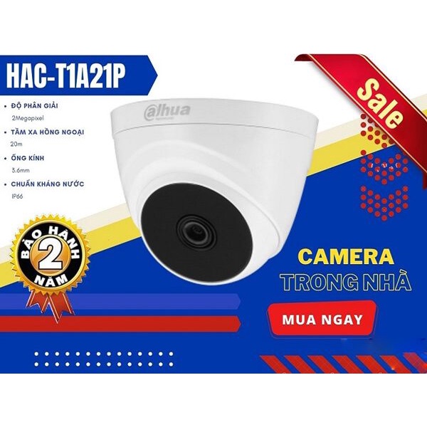 Camera Dh-hac-B1A21P /T1A21P Dahua chính hãng bh 24 tháng | Shopee Việt Nam