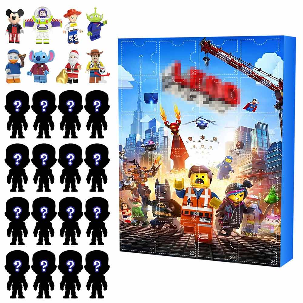 2023 Christmas Countdown Advent Calendar Resin Figures Doll Surprise ...