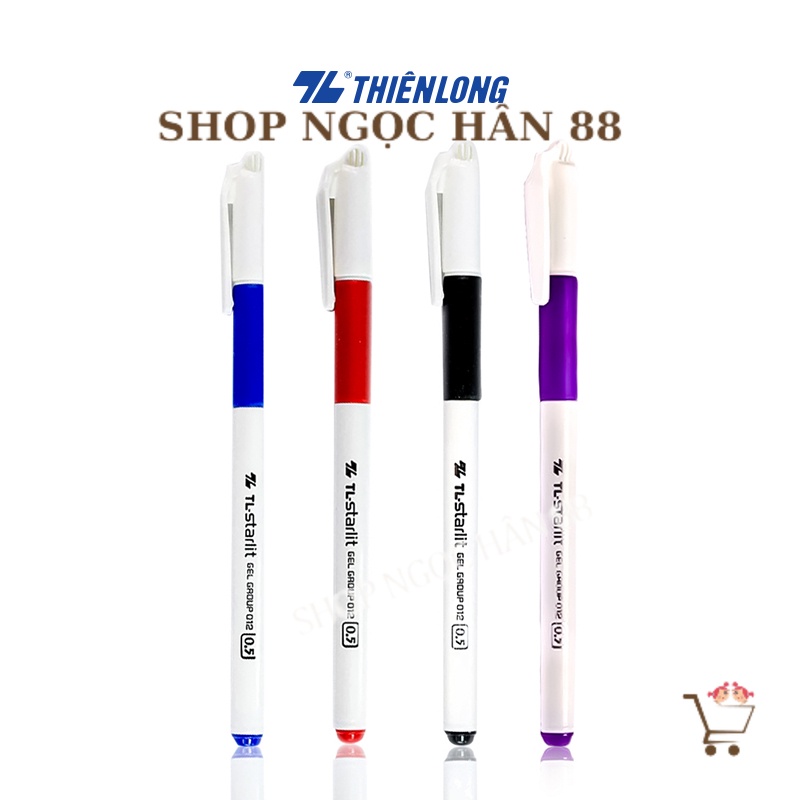 1 chiếc bút bi Thiên long, bút gel mực nước Thiên Long đủ màu TL-023/TL ...