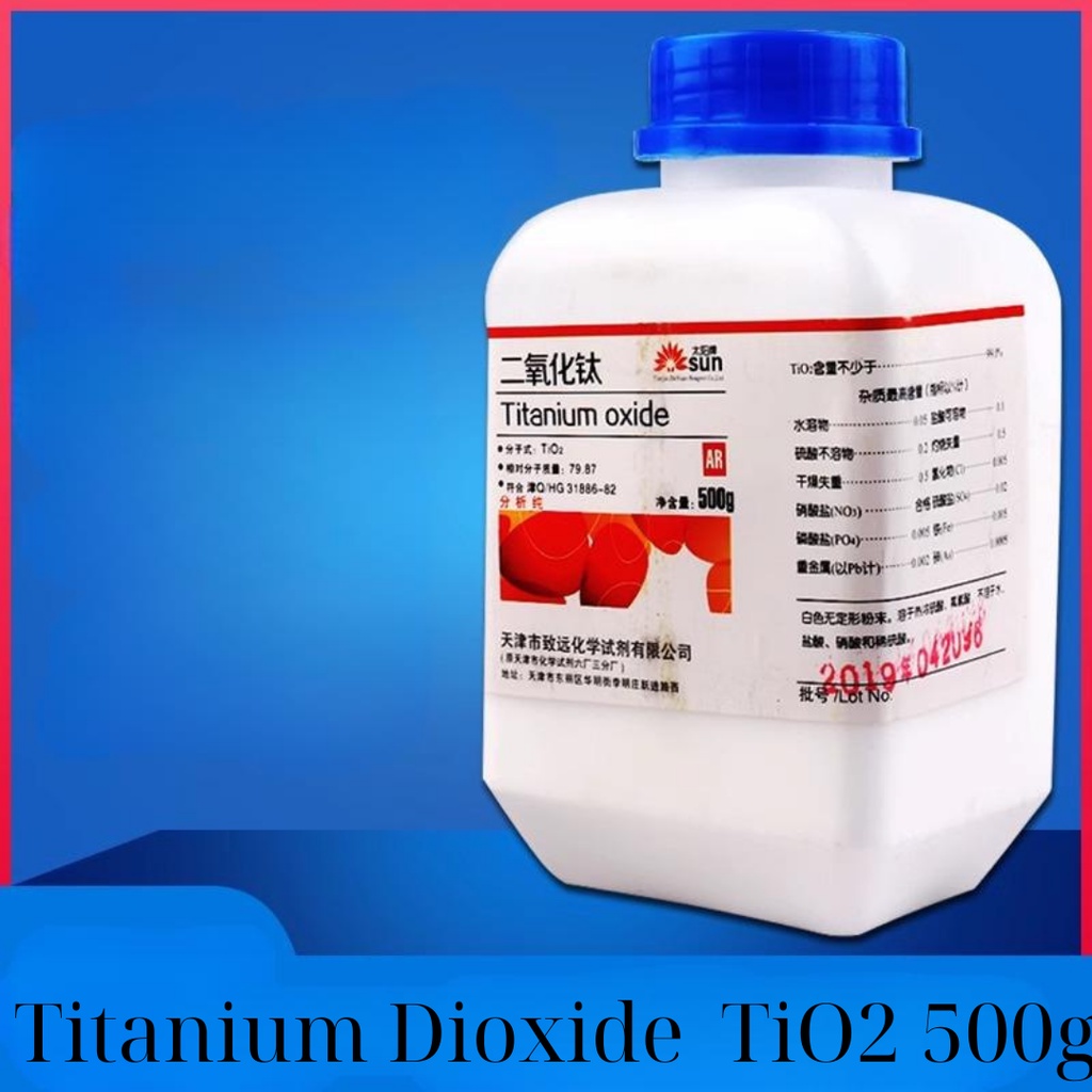 Bột Titanium Oxide, TiO2 mỹ phẩm công nghiệp loại tinh khiết thí nghiệm ...