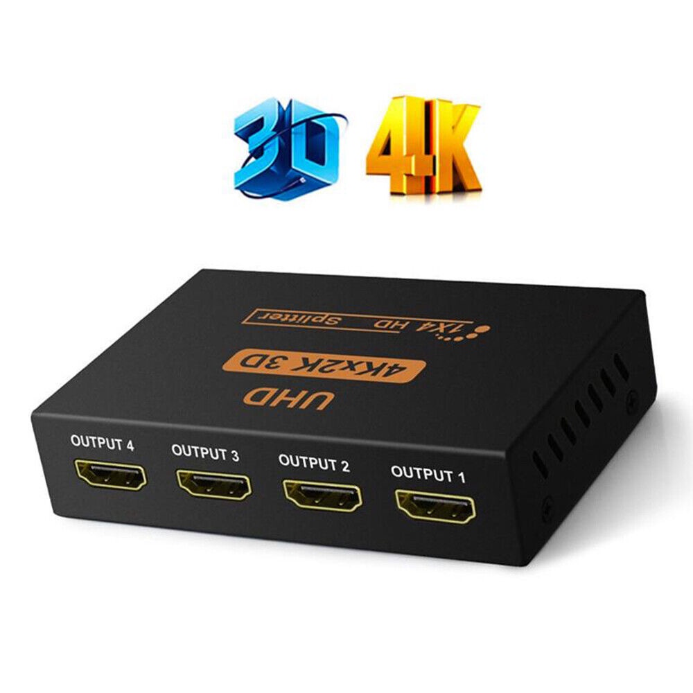 Bộ chia HDMI 1 trong 4 ra 4K 2K Ultra HD Bộ chuyển đổi HDMI đa cổng Hub ...