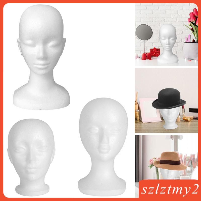 Đầu Ma Nơ Canh Màu Trắng Có Giá Đỡ Dùng Trưng Bày Trang Sức | Shopee ...