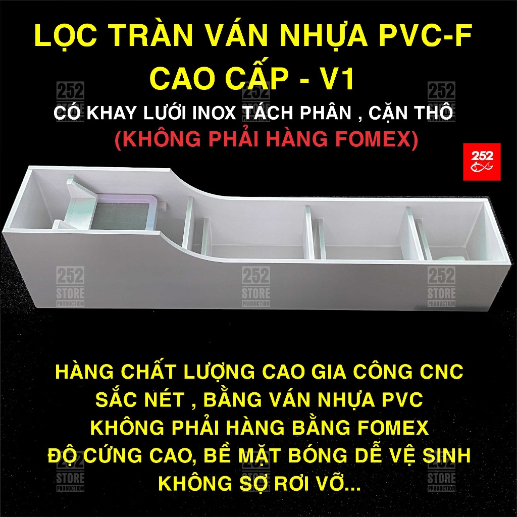 [HỎA TỐC] Lọc Tràn Giấu Bơm Nhựa Cứng PVCF SIZE 48 ĐẾN 62 - Lọc V1 PVC ...