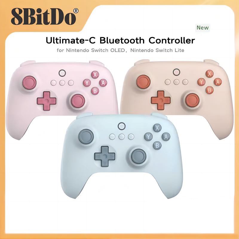 Tay Cầm Chơi Game 8BitDo Ultimate C Kết Nối Bluetooth Với 6 Trục Điều Khiển / Rung Cho Switch NS ...