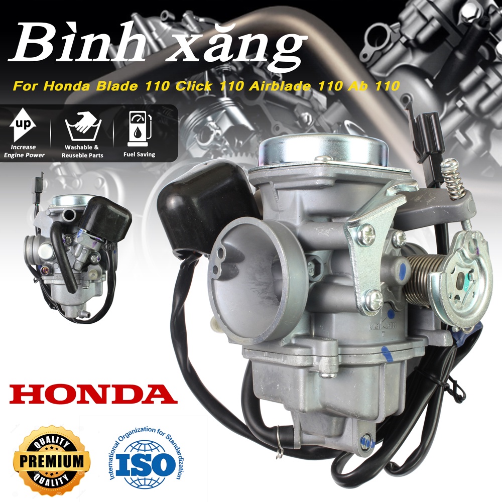 Bình xăng con Air Blade 110 Click 110 Airblade 110 Ab 110 chế hòa khí ...