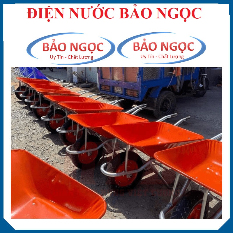 Xe rùa xây dựng, xe đẩy, xe cút kít chịu lực thùng sắt | Shopee Việt Nam