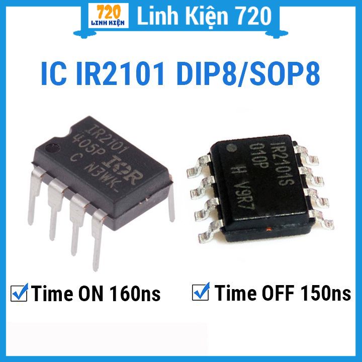 IC IR2101 Half-Bridge Driver DIP8/SOP8 điều khiển MOSFET và IGBT | Shopee Việt Nam
