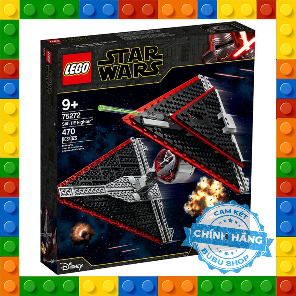Lego Star Wars 75272 - Sith TIE Fighter - Bộ xếp hình Lego Phi thuyền ...