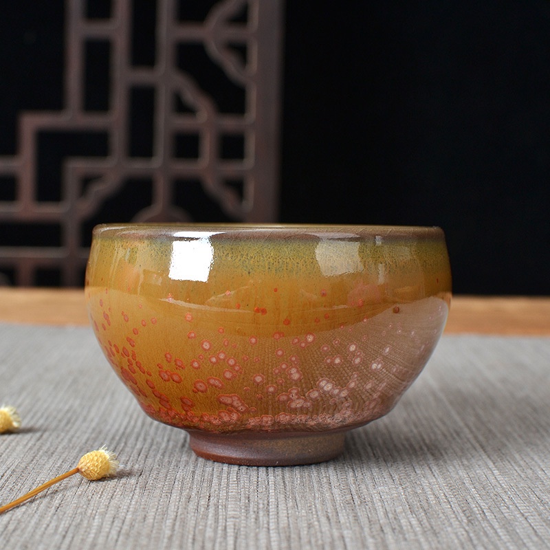 Jianzhan Trà Cốc Master Cup Hongyan Cup Gốm Lớn Kung Fu Hộ Gia Đình Bộ ...