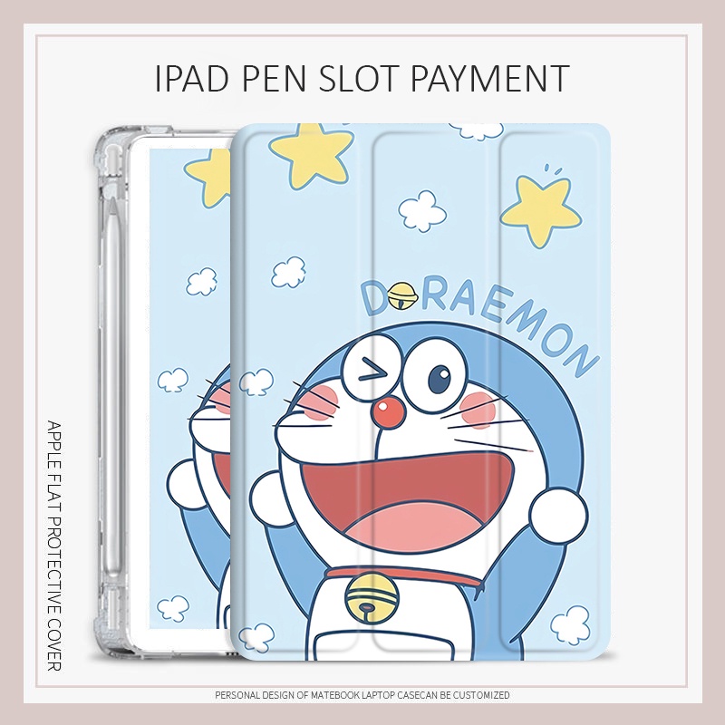 Doraemon Bao Da Máy Tính Bảng Có Khe Đựng Bút Cho ipad air 1 2 3 4 5 ...
