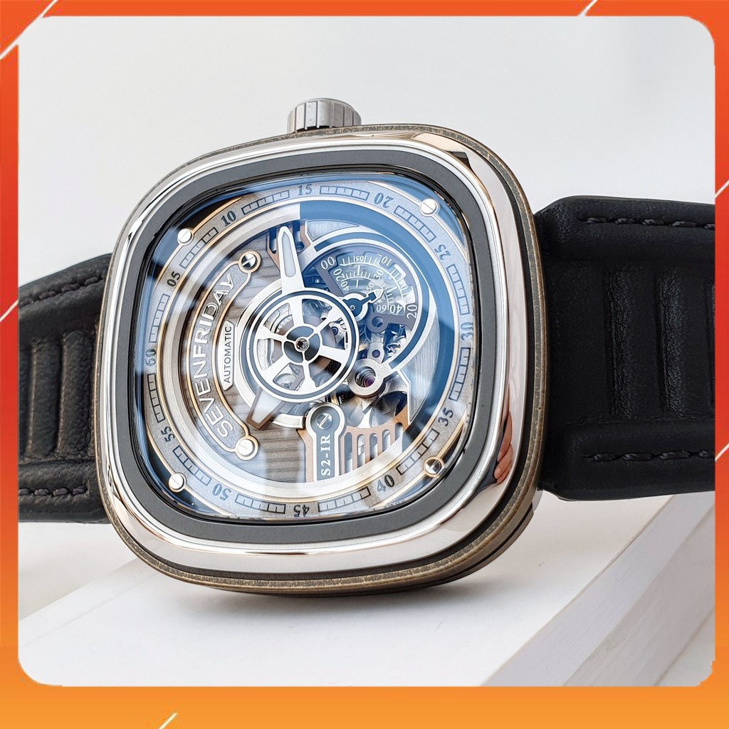 Đồng hồ nam chính hãng SevenFriday S2/01 - Máy cơ tự động Thụy Sĩ - Kính Sapphire Bảo Hành 12 ...