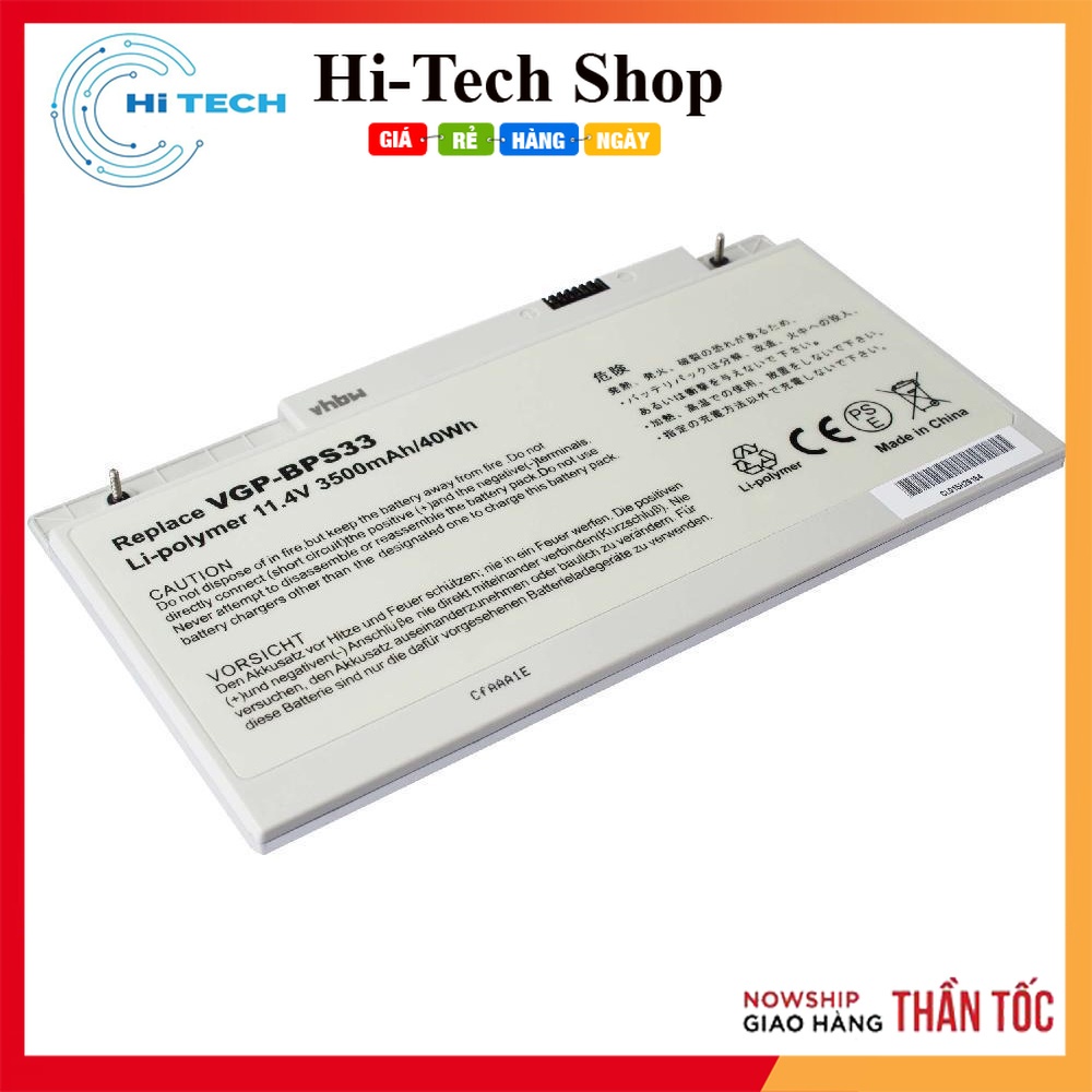 Pin laptop Sony Vaio BPS33 dùng cho SVT14 SVT15 T14 T15 | Shopee Việt Nam