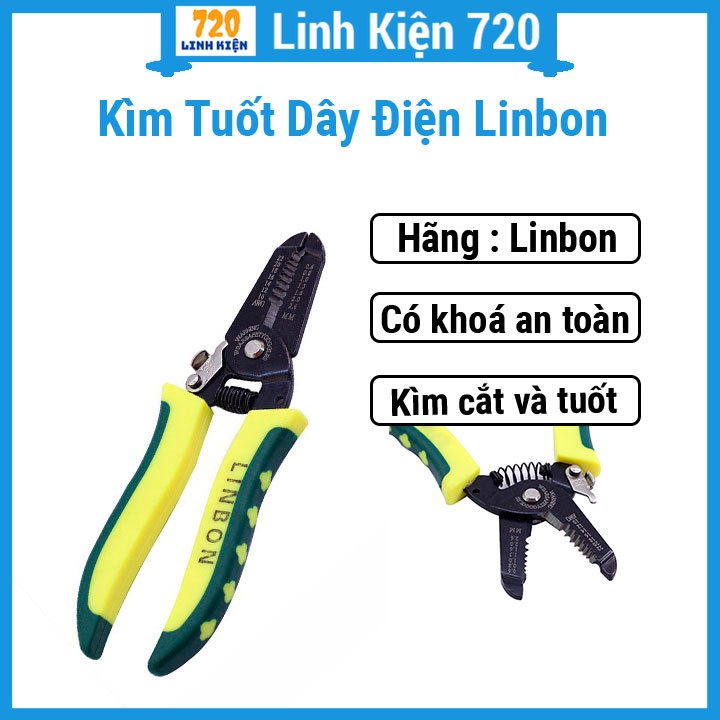 Kìm tuốt dây điện nhiều lưỡi tiện lợi Linbon | Shopee Việt Nam