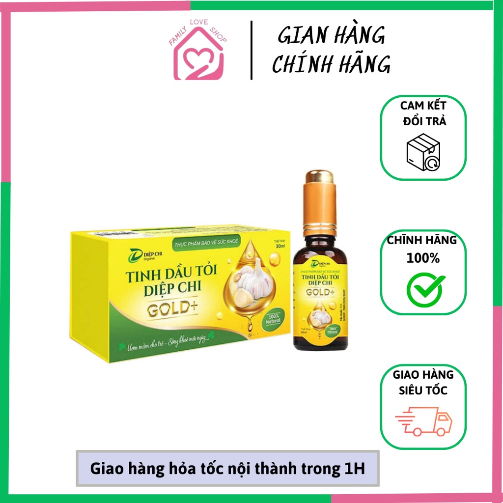 Dầu Tỏi Diệp Chi - Tinh Dầu Tỏi Diệp Chi Gold + 30ml (Chính Hãng, Kèm quà tặng) | Shopee Việt Nam