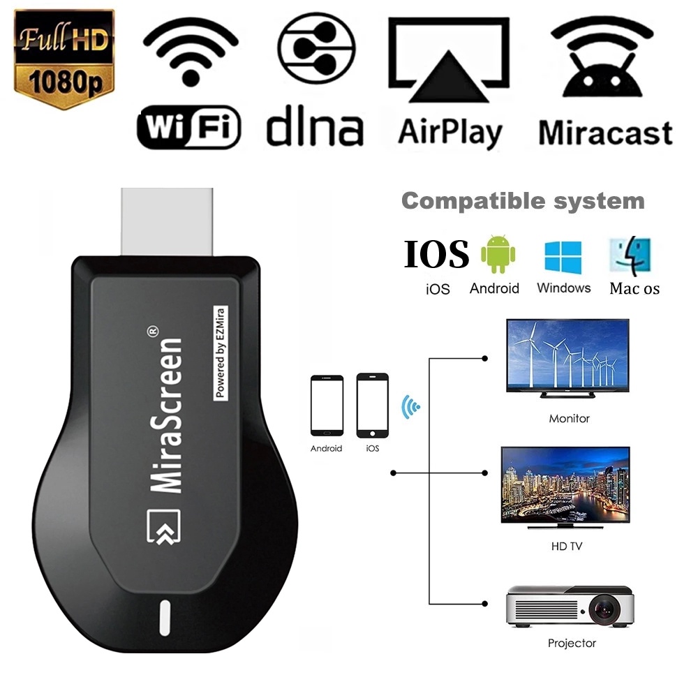 Anycast TV stick 1080P gương màn hình TV Dongle Wireless DLNA Display ...