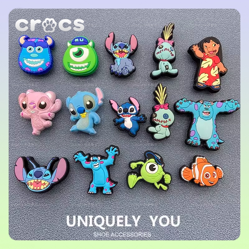 sticker dép crocs Stitch jibbitz crocs charm dép crocs sticker gắn dép ...