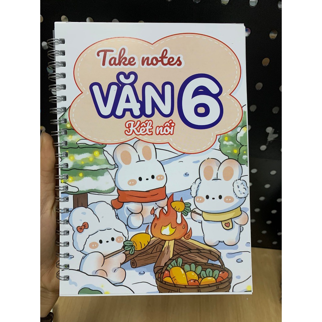 Sổ tay Takenote / Sách Take note Văn 6 lò xo A5 | Shopee Việt Nam