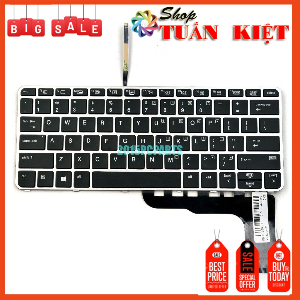 Bàn Phím [New] HP EliteBook 725 G3 820 G3 820 G4 828 G3 G4 Keyboard ...