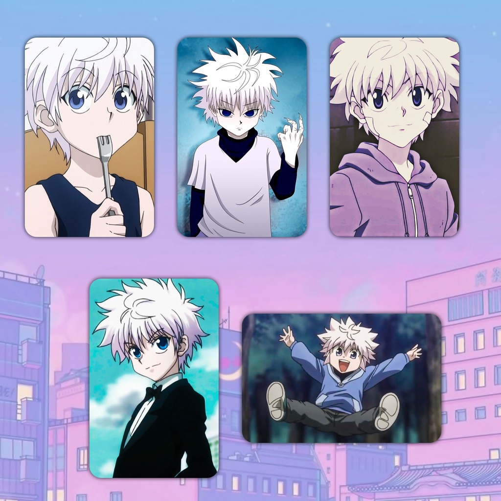 MIỄN PHÍ SHIP Card Bo Góc Killua Zoldyck 2 Thẻ Bài Nhân Vật - Photocard ...