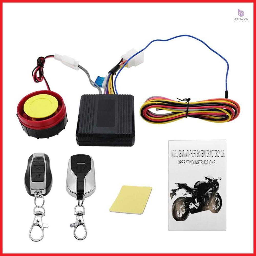 Wireless Remote Engine Starter Stop Vehicle Alarm 125dB Horn for 12 V ...
