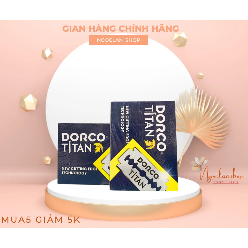 Dao lam Dorco Titan xanh hộp 100 lưỡi chính hãng 100% - Chính Hãng ...