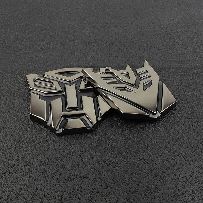Personalized Metal Decoration Autobots Logo Transformer Bumper Stickers ...