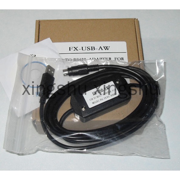 Thích hợp cho cáp lập trình PLC dòng Mitsubishi FX3U FX-USB-AW USB TO ...