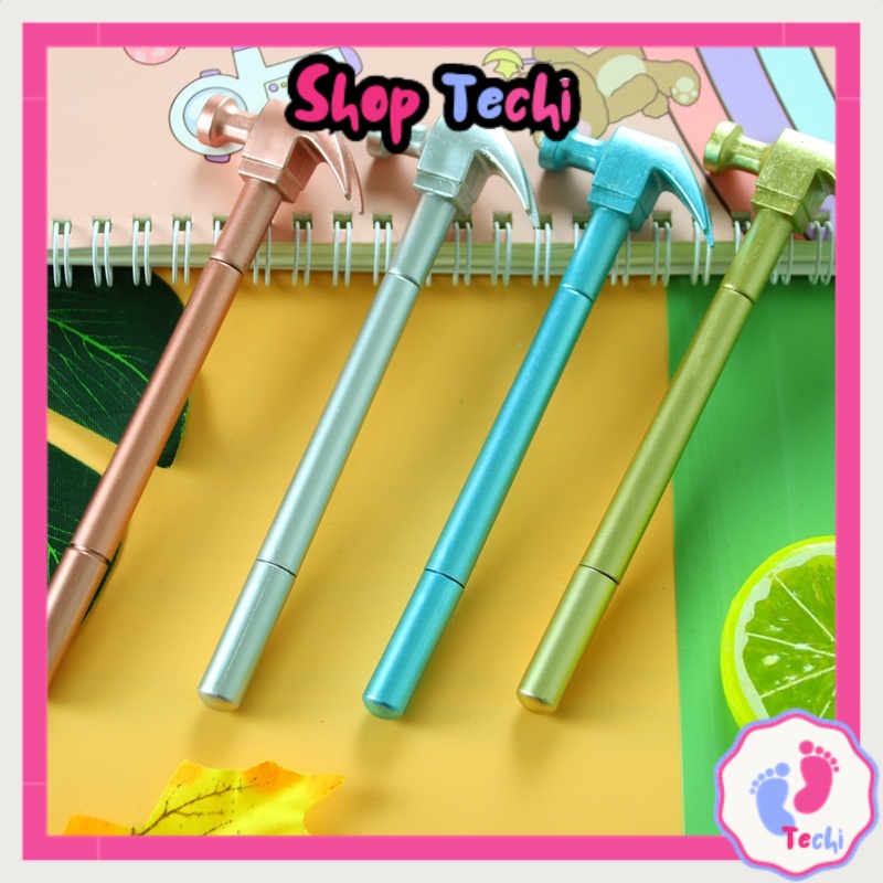 Bút búa, Bút Bi Hình Cây Búa, ngòi kim 0.5mm Mực Đen, cho học sinh ...