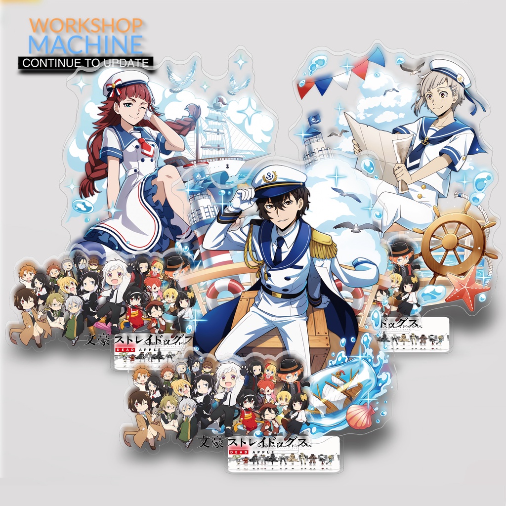 Mô hình Standee Bungo Stray Dogs 2P Anime Dazai chuuya Atsushi Nakajima ...