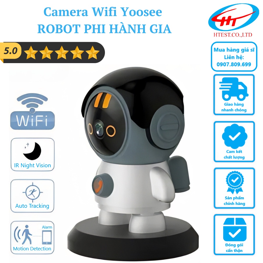 (Lỗi 1 đổi 1) Camera Wifi ROBOT PHI HÀNH GIA chuẩn 4K - Hàng chính hãng ...