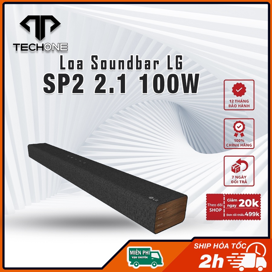 Loa thanh LG Soundbar SP2 2.1 100W - Hàng chính hãng bảo hành 12 tháng ...