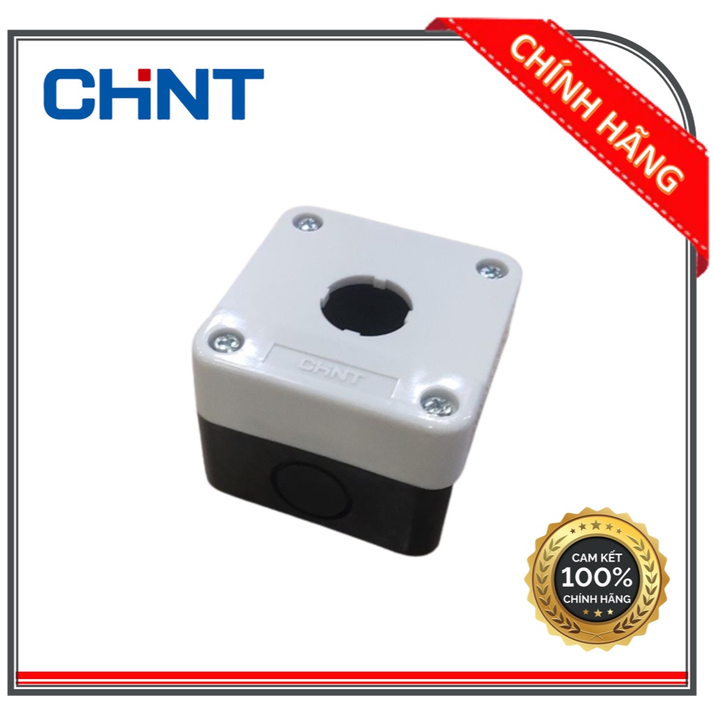 (HCM) Hộp nút nhấn 1 lỗ phi 22 NP2-B01 Chint | Shopee Việt Nam