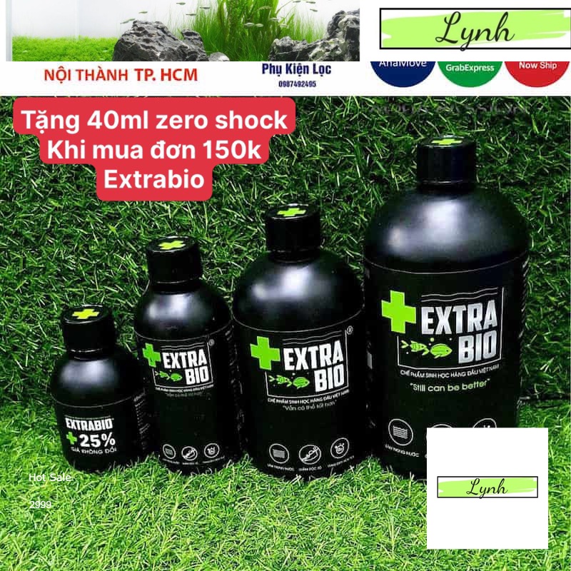 Men Vi Sinh Extra Bio làm trong nước bể cá - ExtraBio cao cấp cho cá cảnh | Shopee Việt Nam