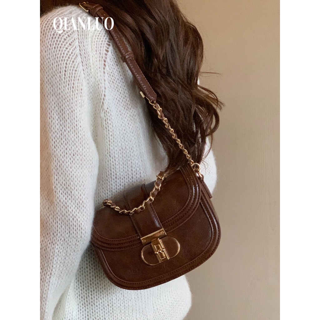 QIANLUO túi xách nữ túi đeo chéo 2023NEW Thời trang giản dị phù hợp du ...