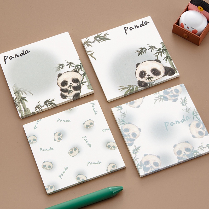 Mohamm Set 50 Tấm Giấy Ghi Chú diy Hình Gấu Trúc Dễ Thương Sáng Tạo ...