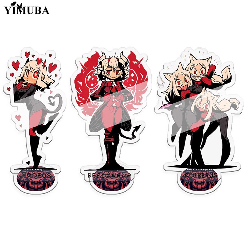 Mô hình Standee Manga Game Helltaker Acrylic Collection Demon Modeus Pandemonica Cerberus Phụ ...