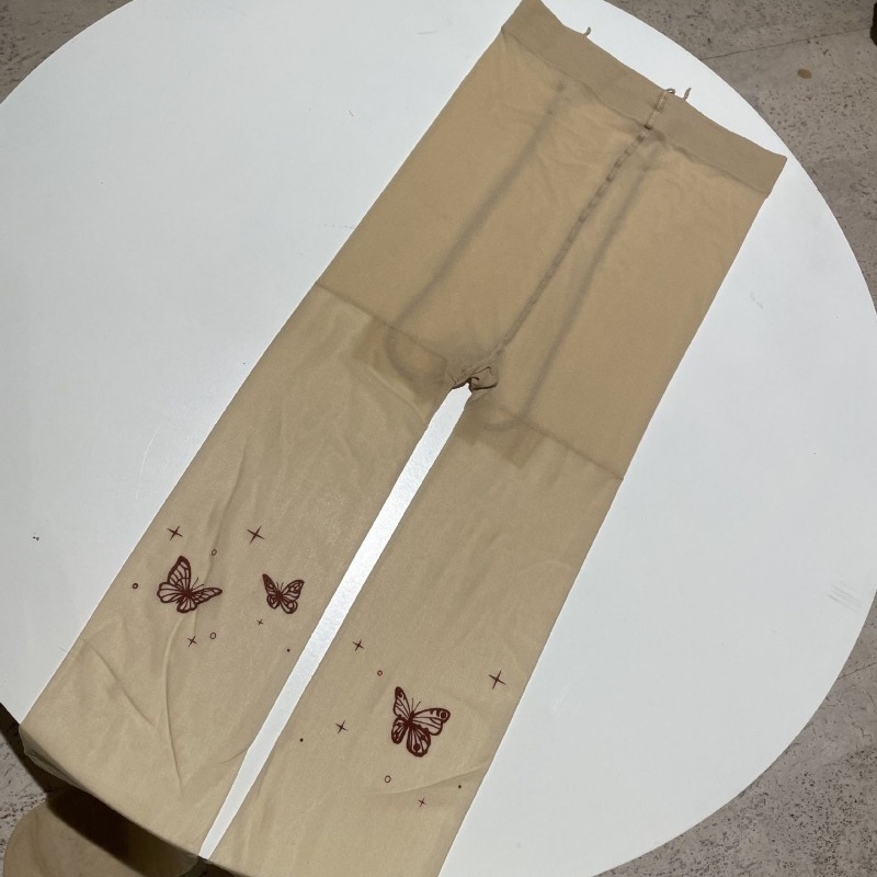 New Skin Color Stockings, Red Butterfly Thighs, Cored Stockings, Lolita ...