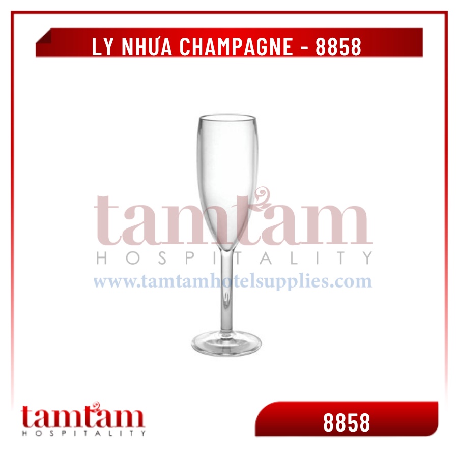 LY NHỰA CHAMPAGNE - LY NHỰA POLYCARBONATE CHAMPAGNE FLUTE 8858 | Shopee ...