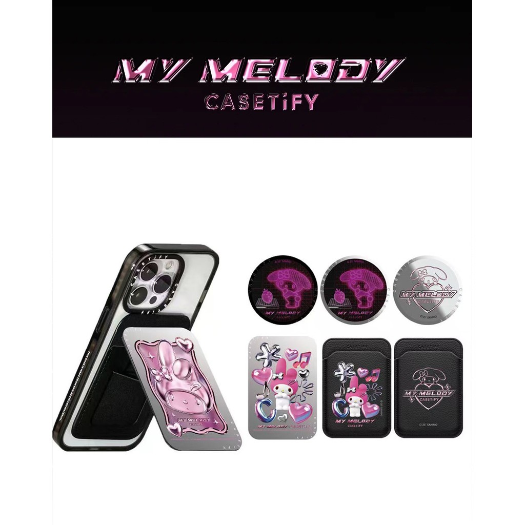 Nhân vật Sanrio - My Melody Snappy Cardholder Grip Stand Ring Holder ...