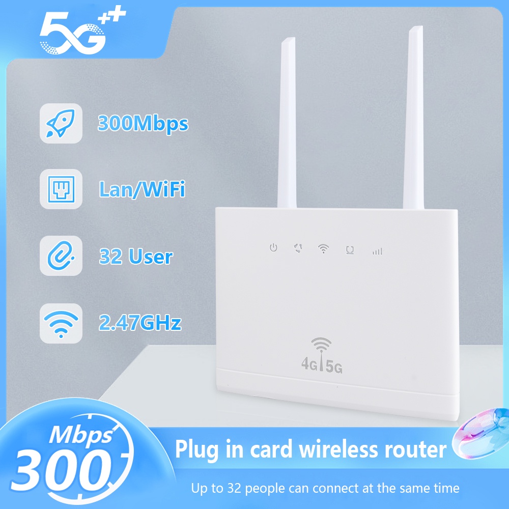 Router 5G 300Mbps - hỗ trợ tất cả các nhà mạng tận hưởng WIFI bằng cách ...